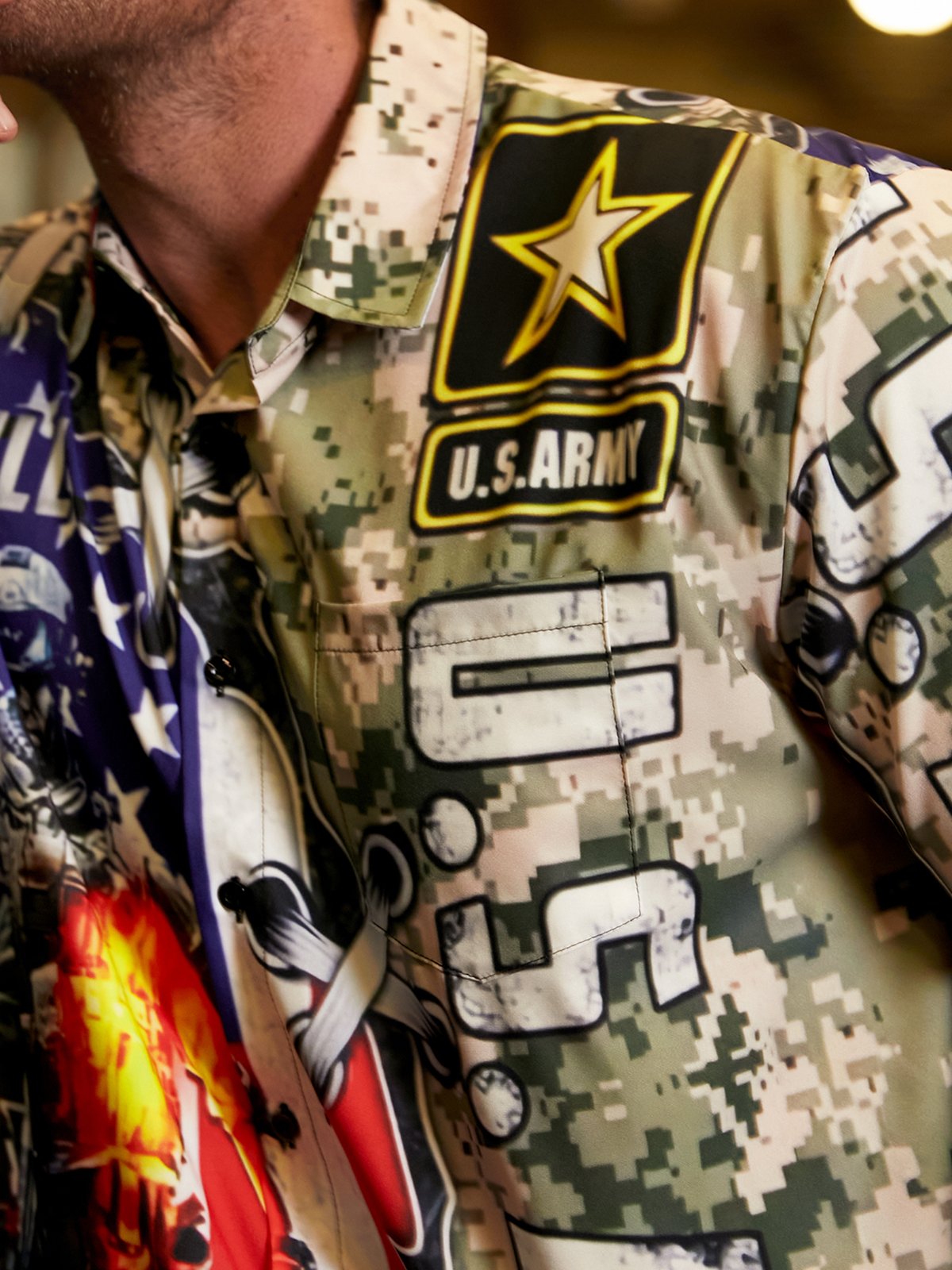 Hardaddy Veterans Chest Pocket Short Sleeve Casual Shirt | hardaddy